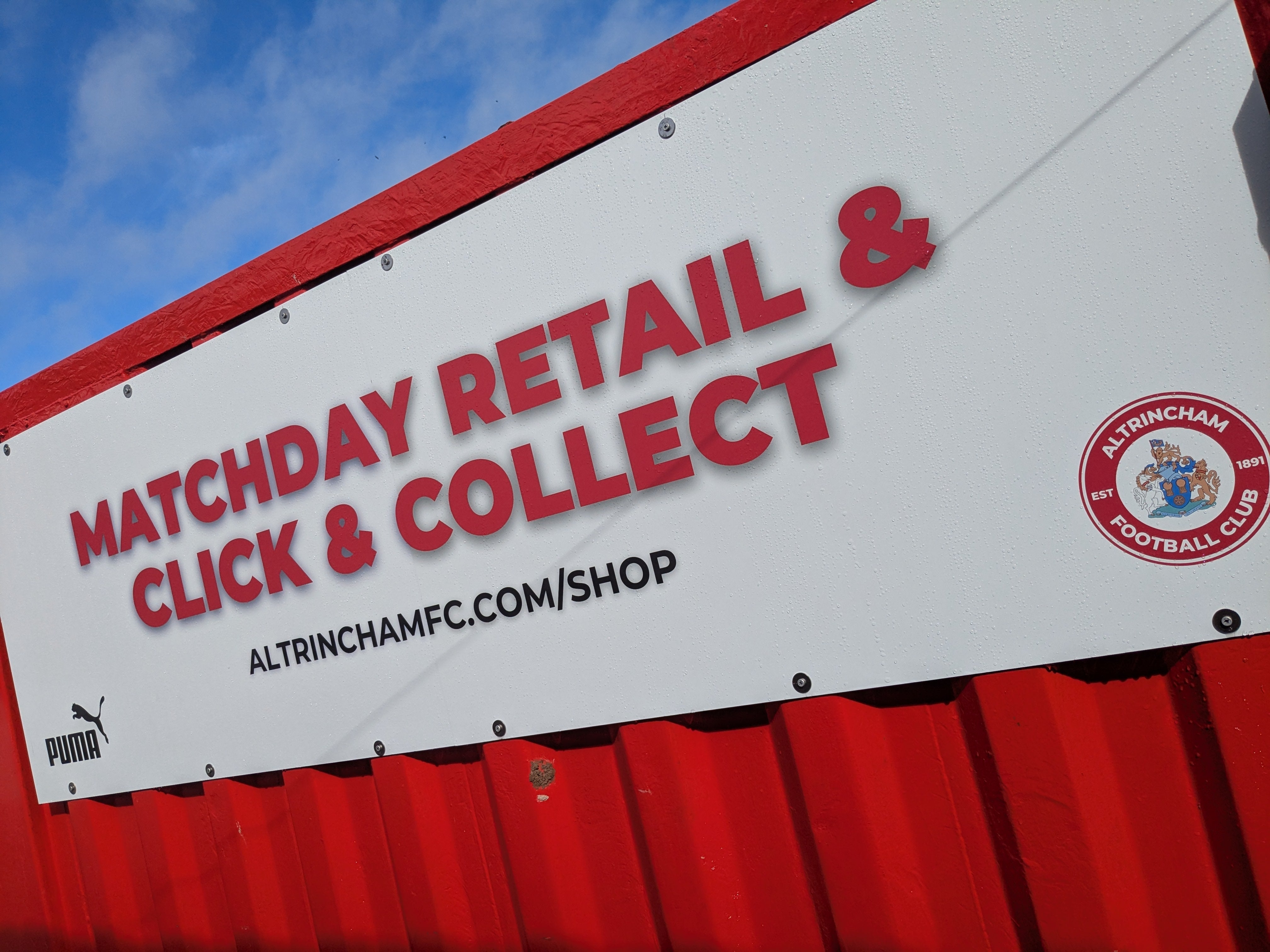 New stadium club shop opens on Saturday – Altrincham FC