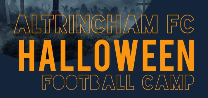 October half-term football camps at Alty – Altrincham FC