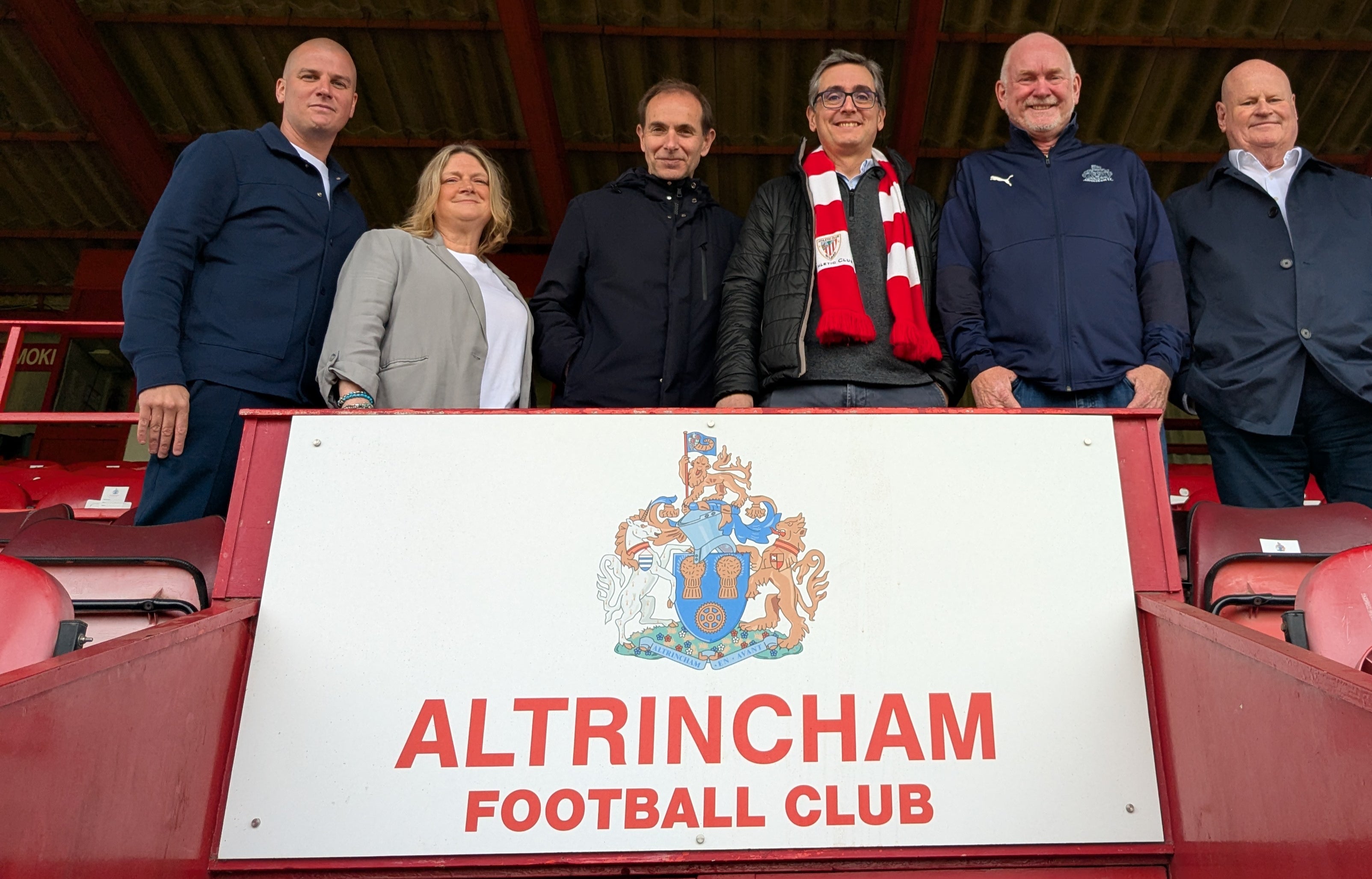 Alty welcome Athletic Bilbao directors – Altrincham FC