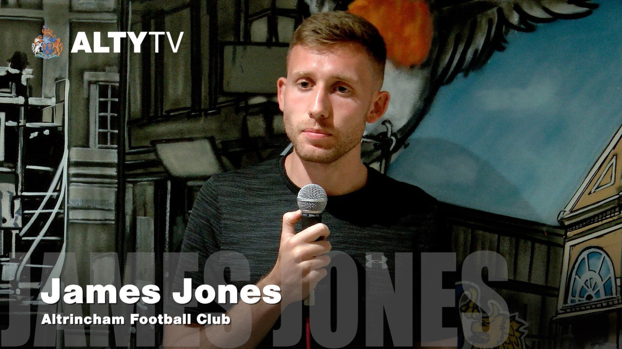 Alty TV Interview with James Jones – Altrincham FC