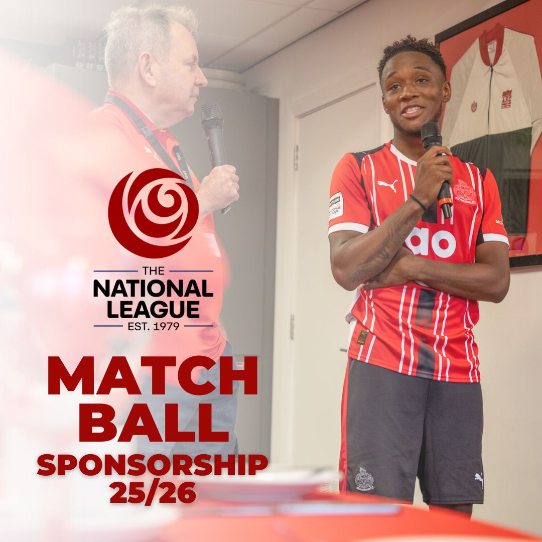 2025/26 Match Ball Sponsorship – Altrincham FC