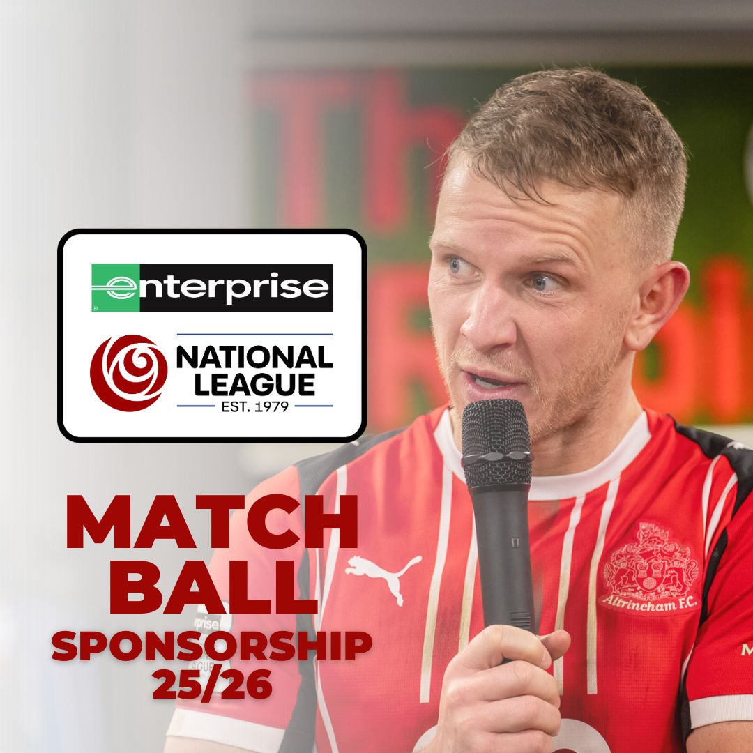 2025/26 Match Ball Sponsorship – Altrincham FC