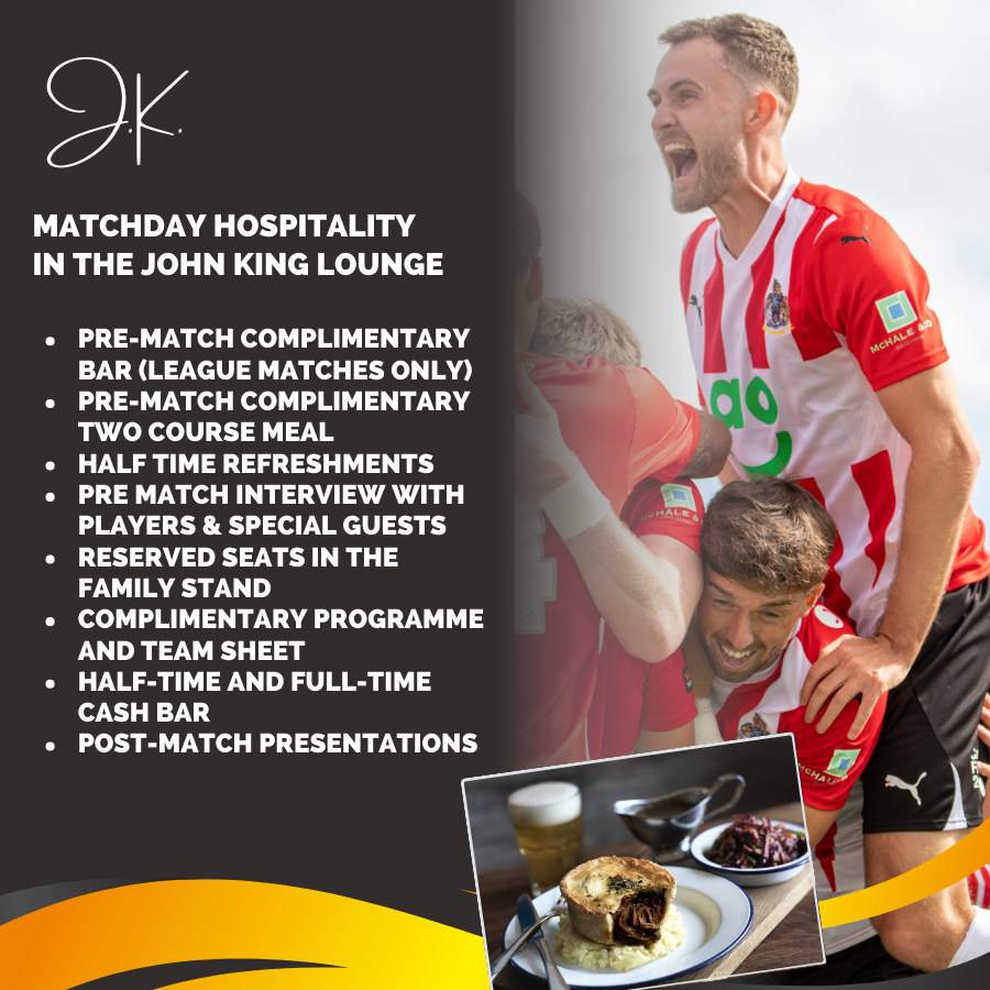 2024/25 Match Day Hospitality – Altrincham FC