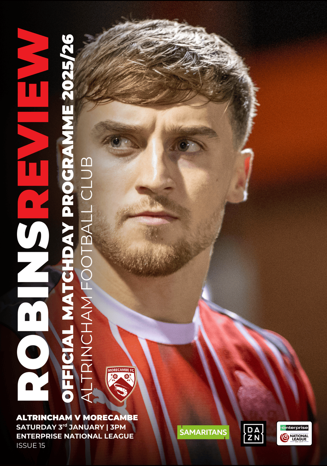 Robins Review Matchday Programme - Altrincham v Morecambe – Altrincham FC