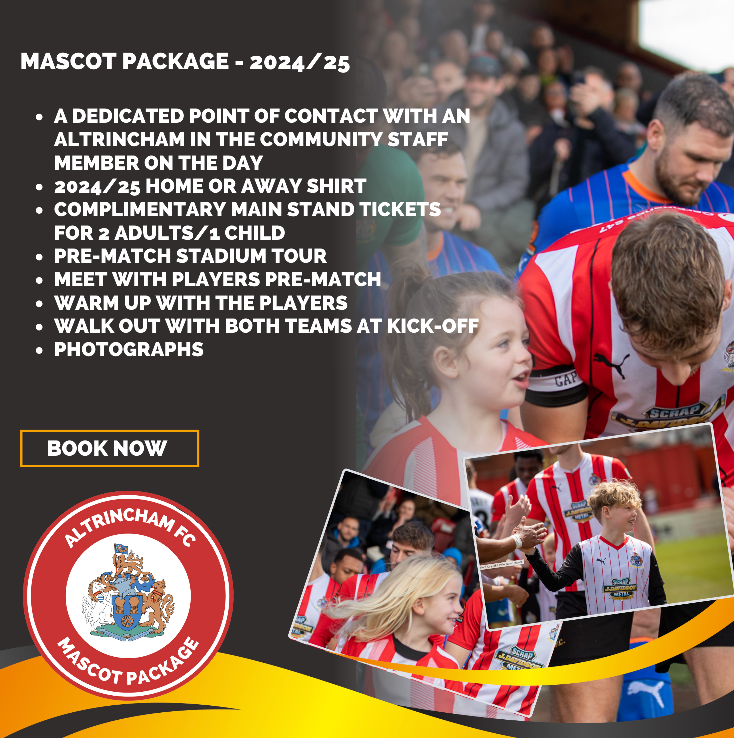 24/25 Mascot Packages – Altrincham FC